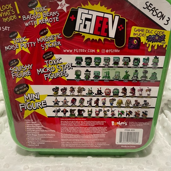 bonkers toy | Toys | Fgteev Season 3 Giant Teev Large Mystery Pack ...